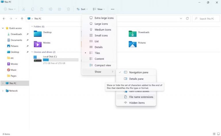 Three Ways To Display File Extension In Windows 11 - DED9