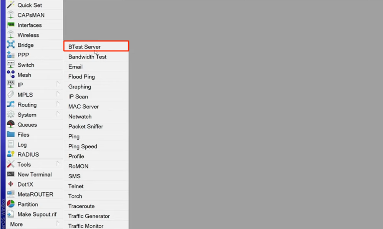 Mikrotik Bandwidth Test Tool and How to Use It - DED9