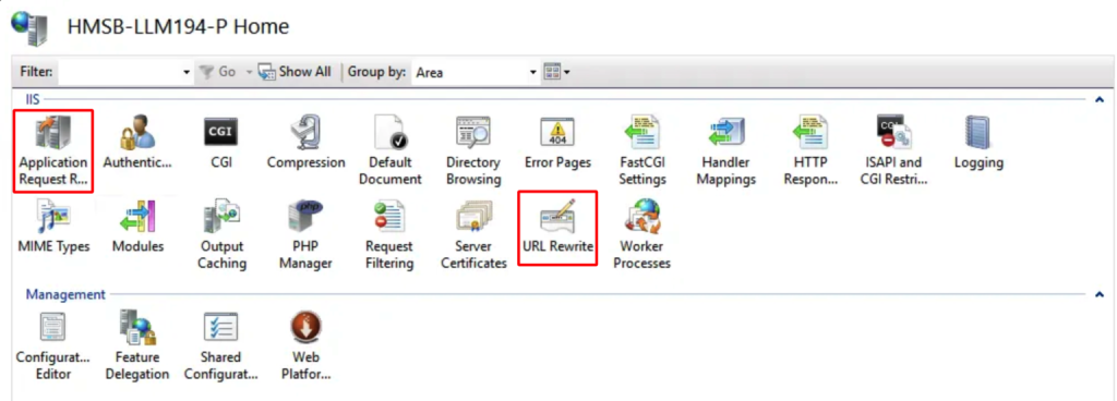Configuring IIS Reverse Proxy Server Windows Server - DED9